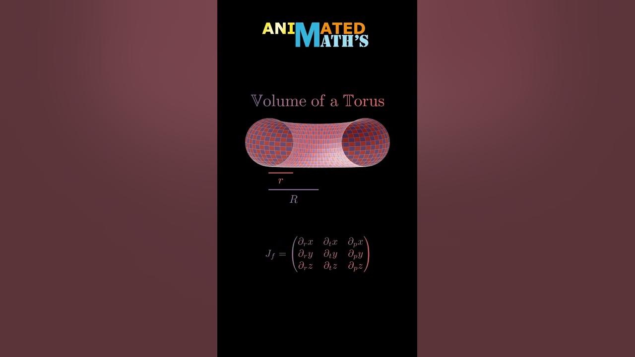 TORUS, "Volume of Torus." - YouTube