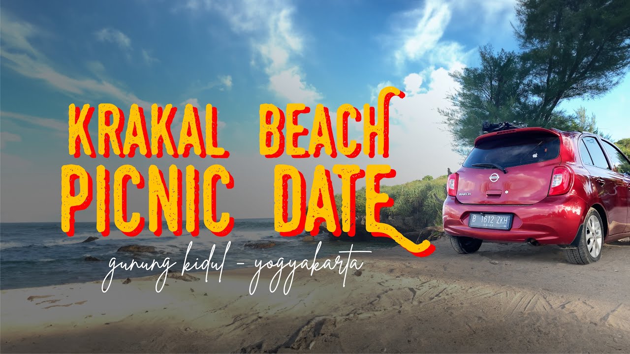 Picnic Pakai Mobil di Pantai Krakal | Nissan March Camping | ASMR ...