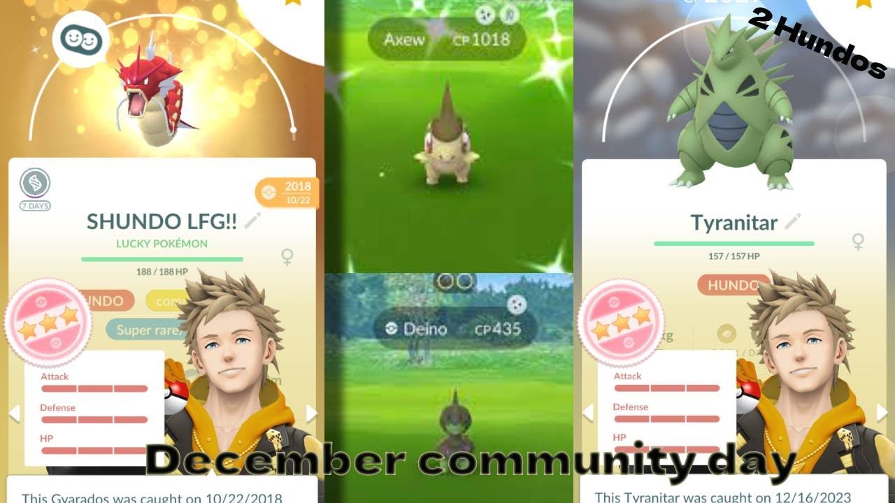 I maxed out my SHUNDO in Pokémon Go!! - December community day. - YouTube