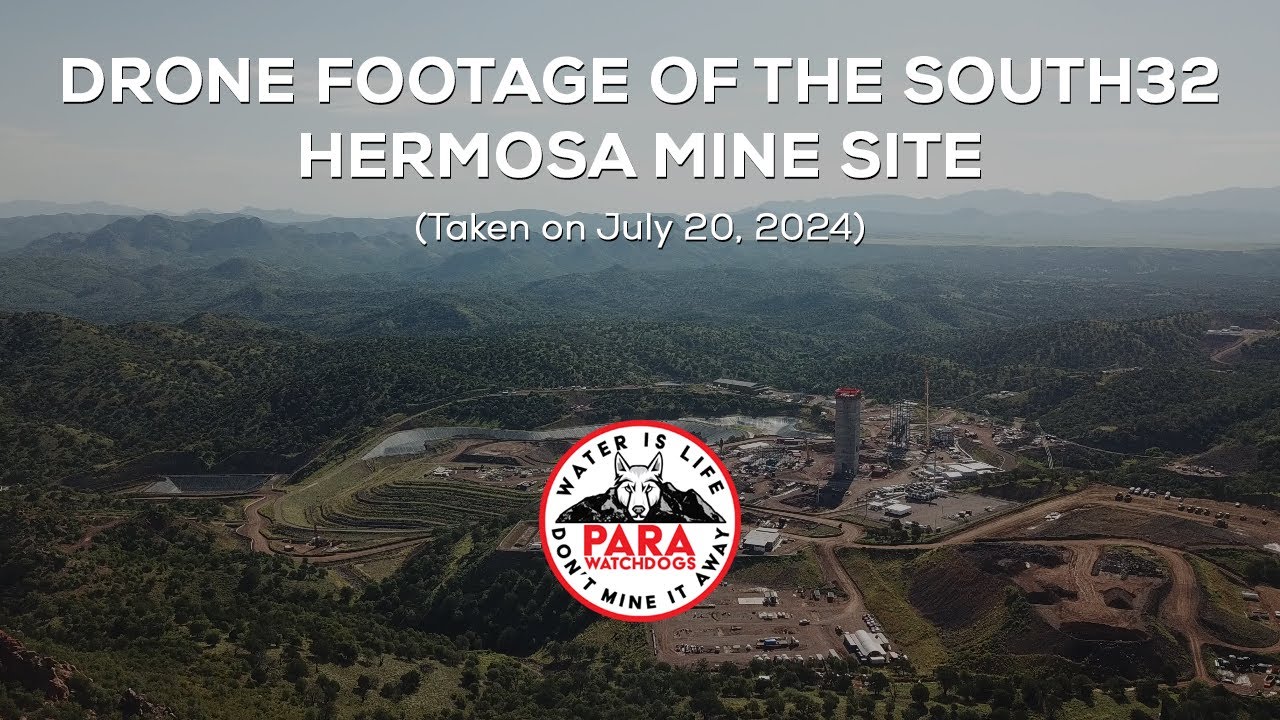 PARA WATCHDOGS Drone Footage of South32's Hermosa Mine Site - YouTube