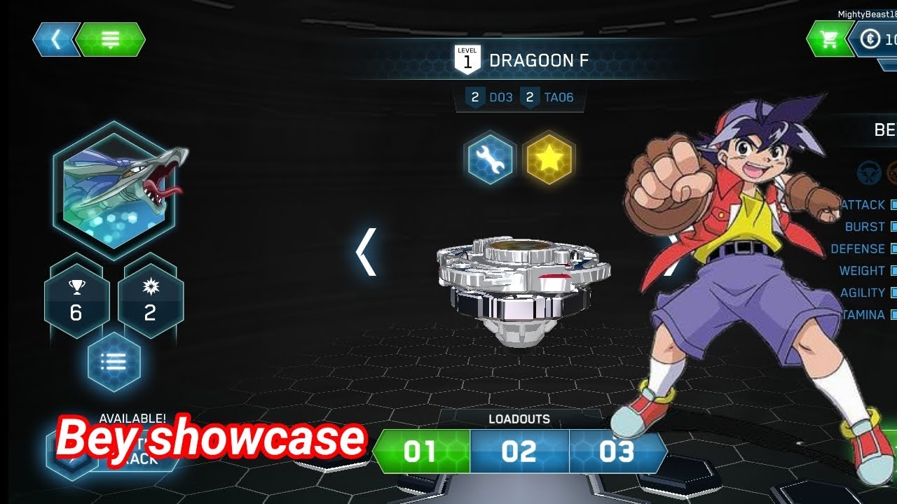 DRAGOON F(FIGHTER) | BEY SHOWCASE | BEYBLADE BURST APP - YouTube