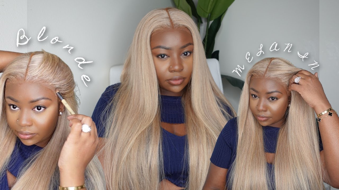 OMG! 😍 Dark Blonde Color For Black Girls 🤎 | Easy Melted Lace 🍫 |UNICE ...