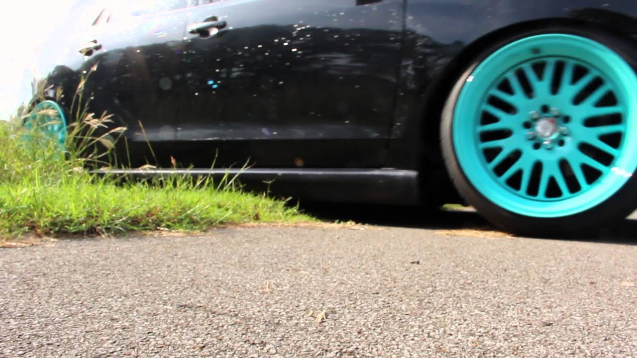 Stanced Toyota Matrix - YouTube