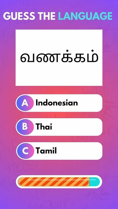 Guess the Language! 🌍 Can You Name These 7 Languages? #quiz #shorts ...