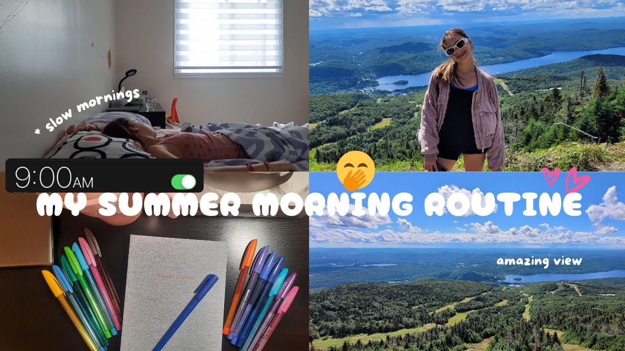 MY SUMMER MORNING ROUTINE!!! - YouTube