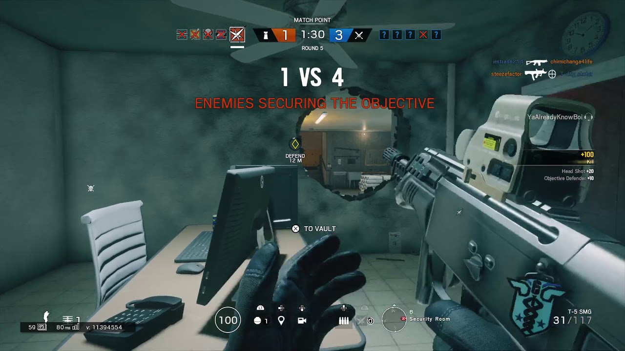 Tom Clancy's Rainbow Six® Siege: Worlds Fastest Ace/ World Record ...