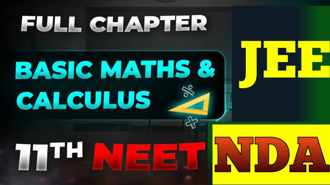 Calculas class 11th, 12th NEET,JEE,NDA ,CDS || Differentiation basic to ...