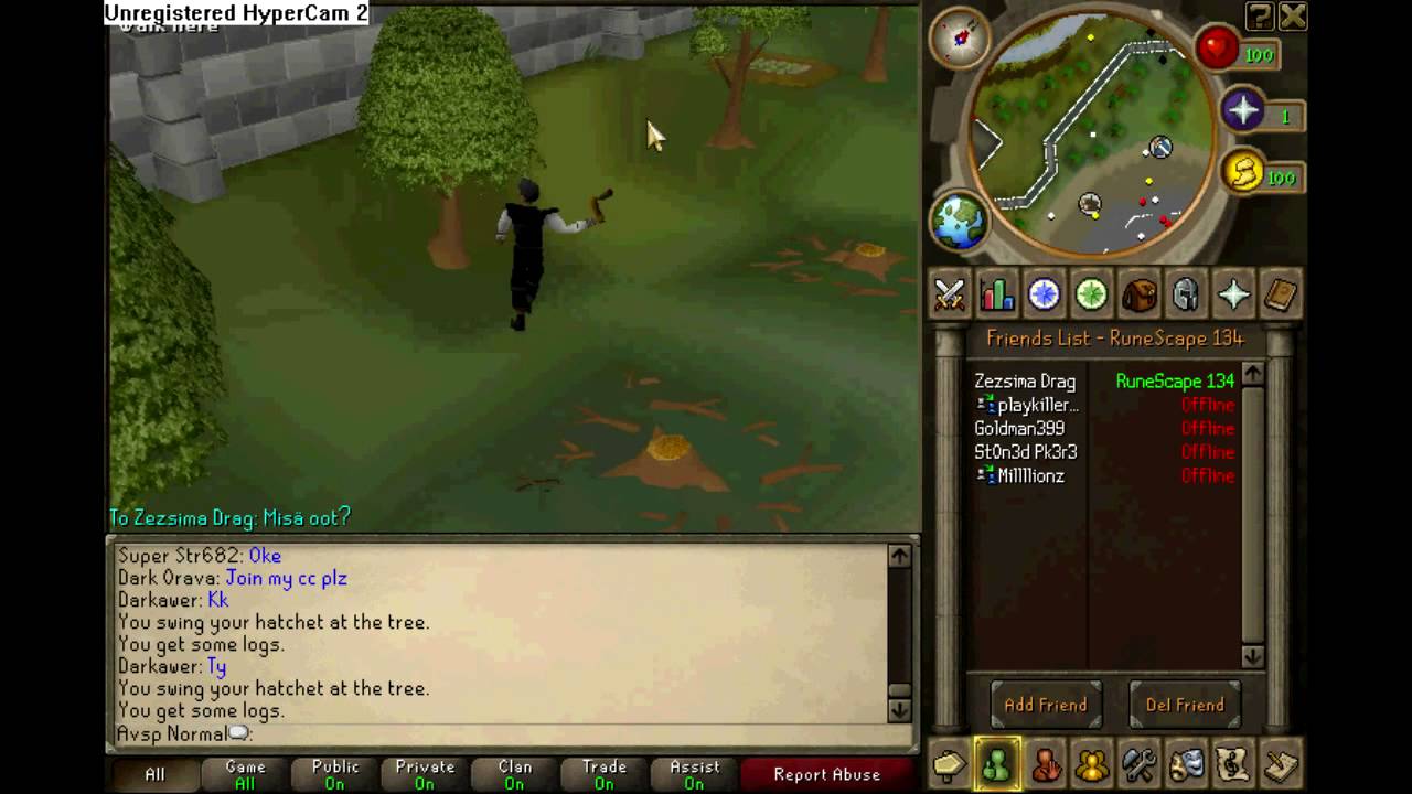 Runescape training :D - YouTube