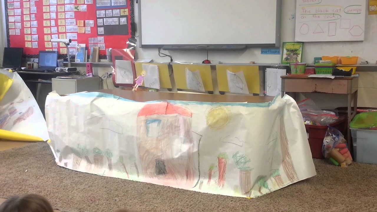 Donnie's kindergarten puppet show. - YouTube