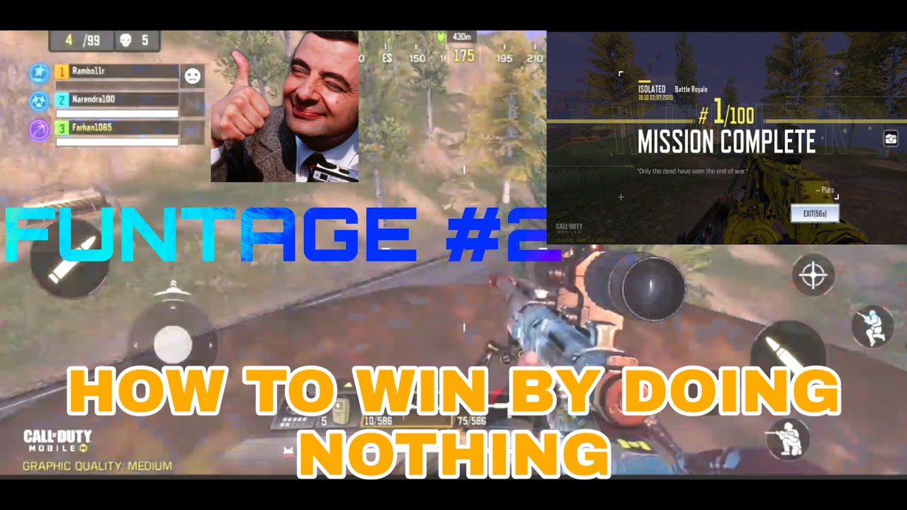 *HOW TO WIN BY DOING NOTHING*...BEST SPOT....(Call of Duty: Mobile ...