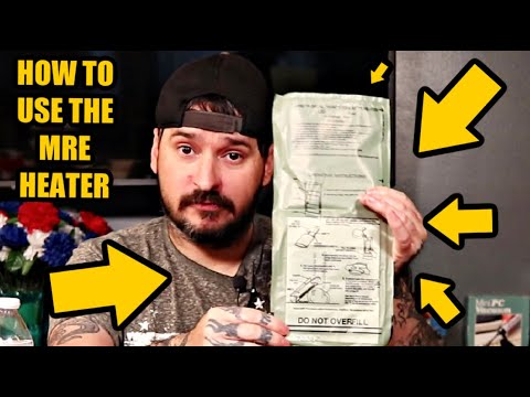 HOW TO USE YOUR MRE HEATER, HEAT PACK, MEALS READY TO EAT - YouTube