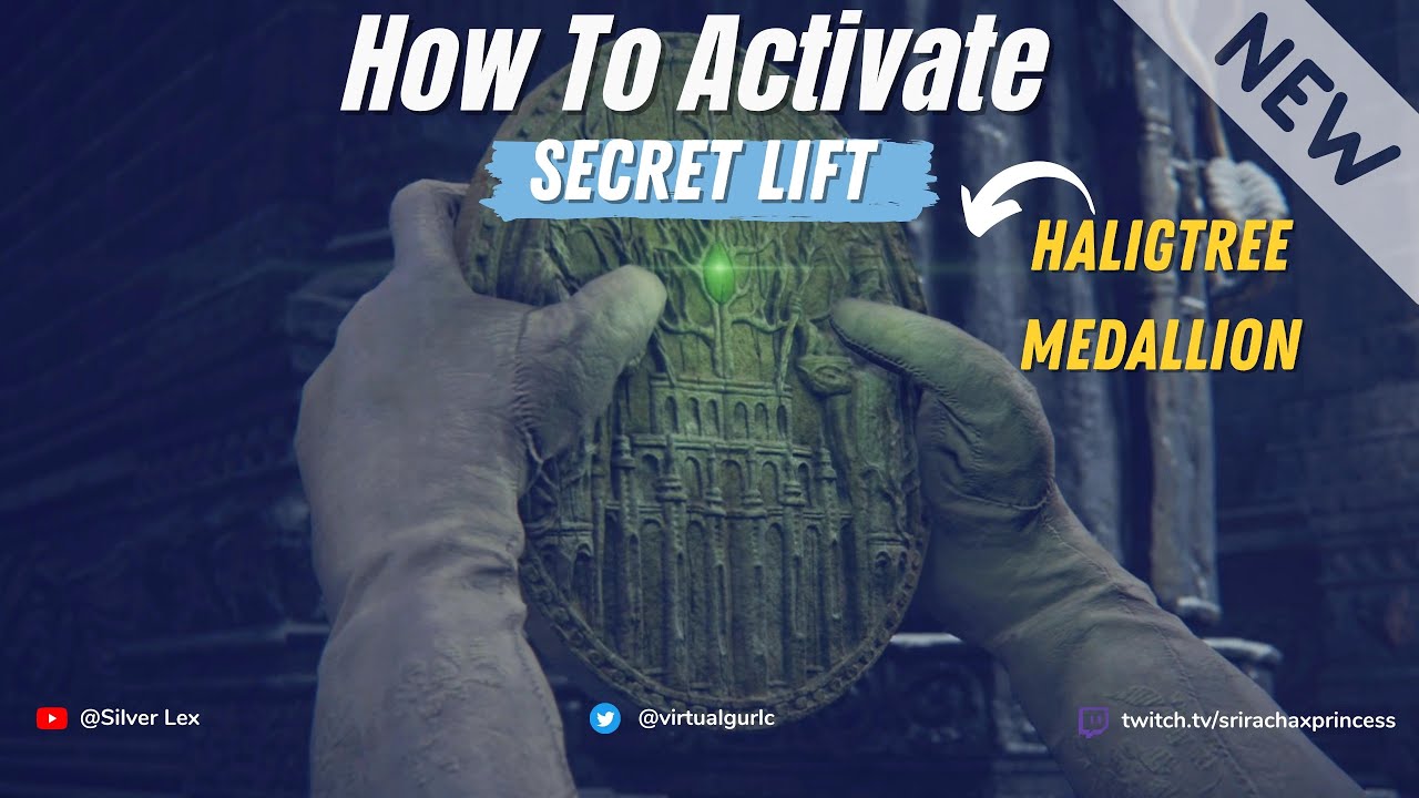 Elden Ring: How to Activate SECRET Lift Haligtree Medallion - YouTube