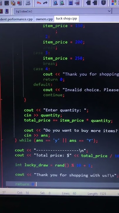 Tuck Shop C Codingninja Coders Coderstokyo Codelife Codemasters Code Codinglife Coding