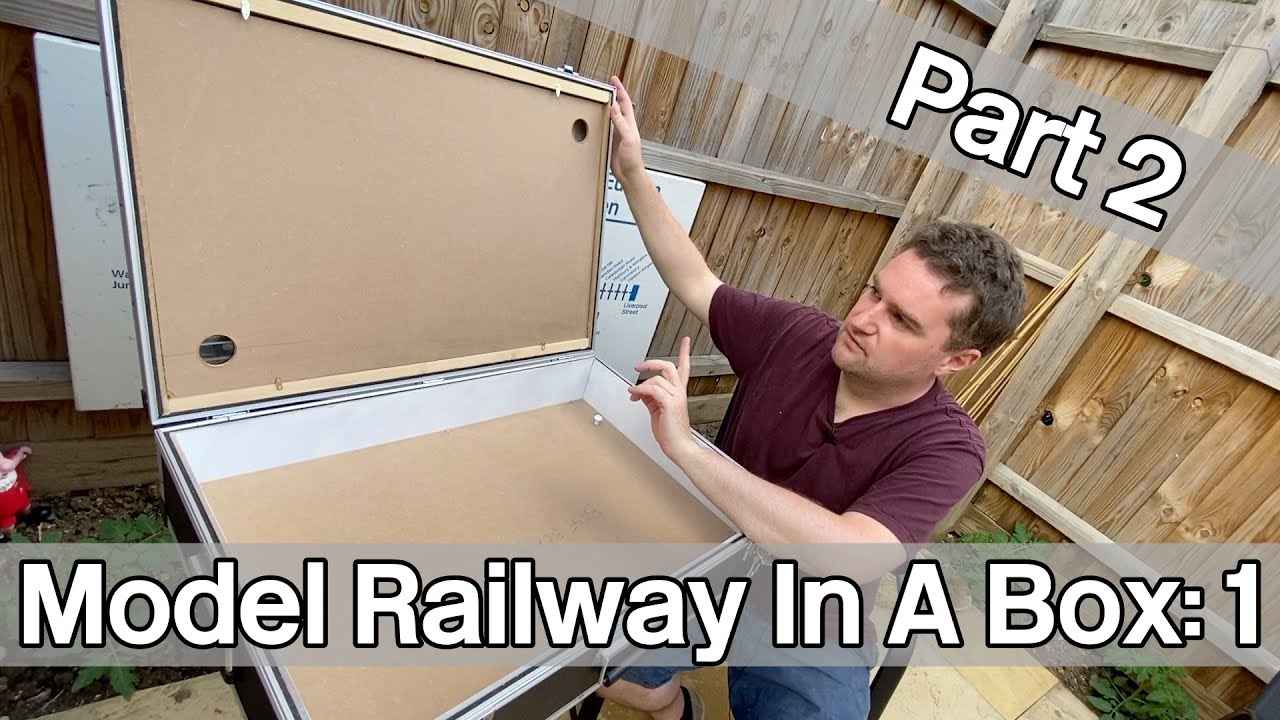 Model Railway In A Box 1: Preparing The Box (Part 2) - YouTube