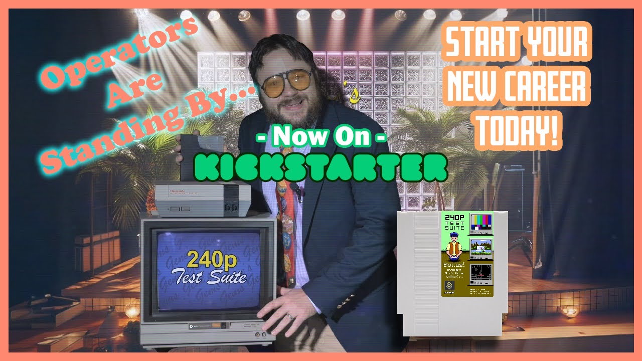 240p Test Suite + Gus's Game Collection Kickstarter Video (NES ...