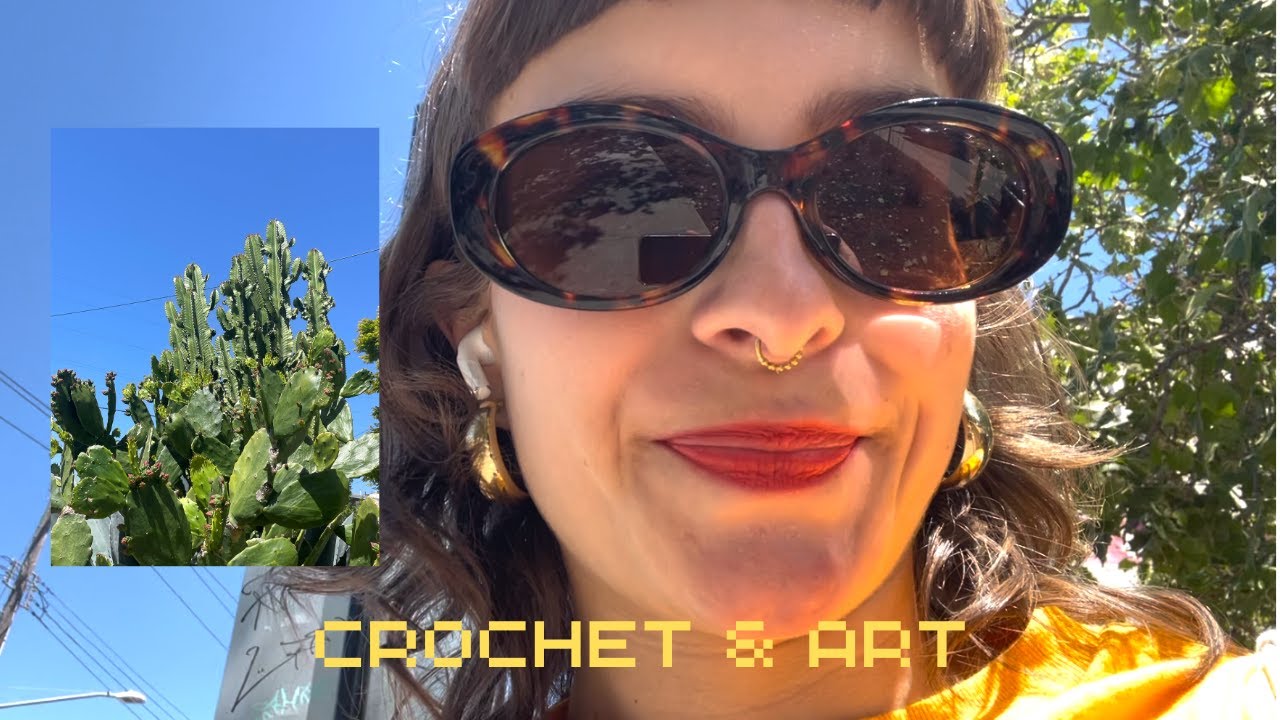 crochet updates, summer vibes and a lot of art - YouTube
