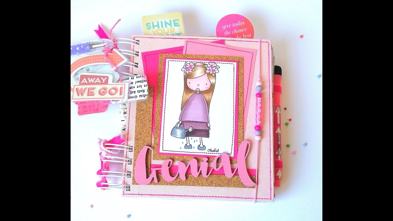 Tutorial libreta interactiva. Manualidades/Scrap - YouTube