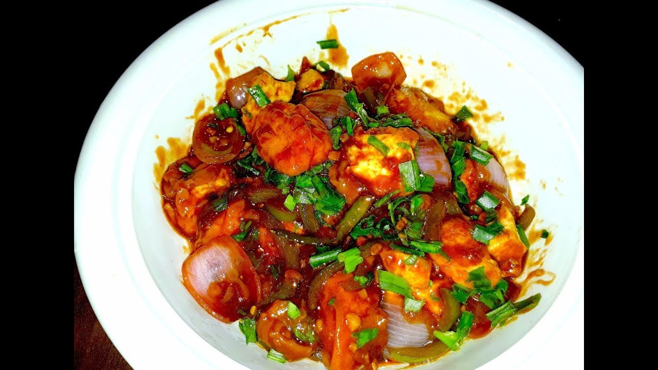 Easy & Quick CHILLI PANEER DRY indo-Chinese Starter Recipe - YouTube