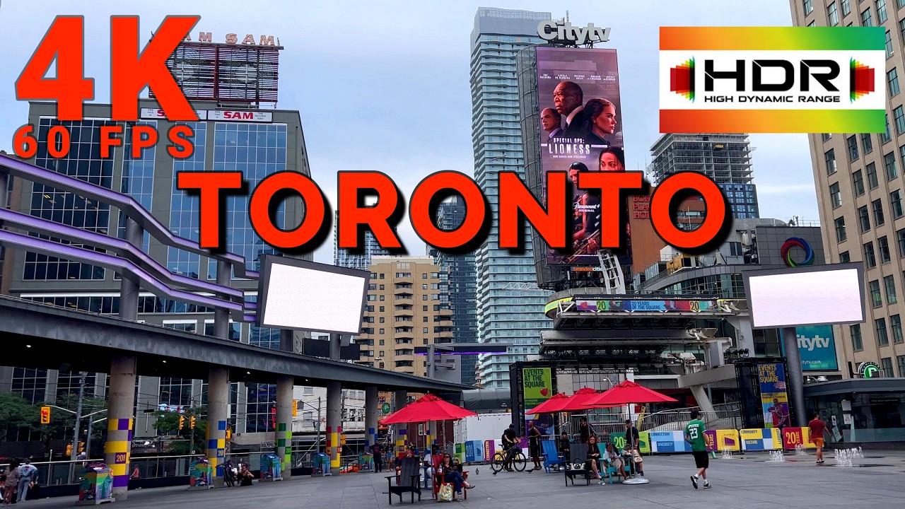 Beautiful Day in Toronto Canada 4K HDR - YouTube