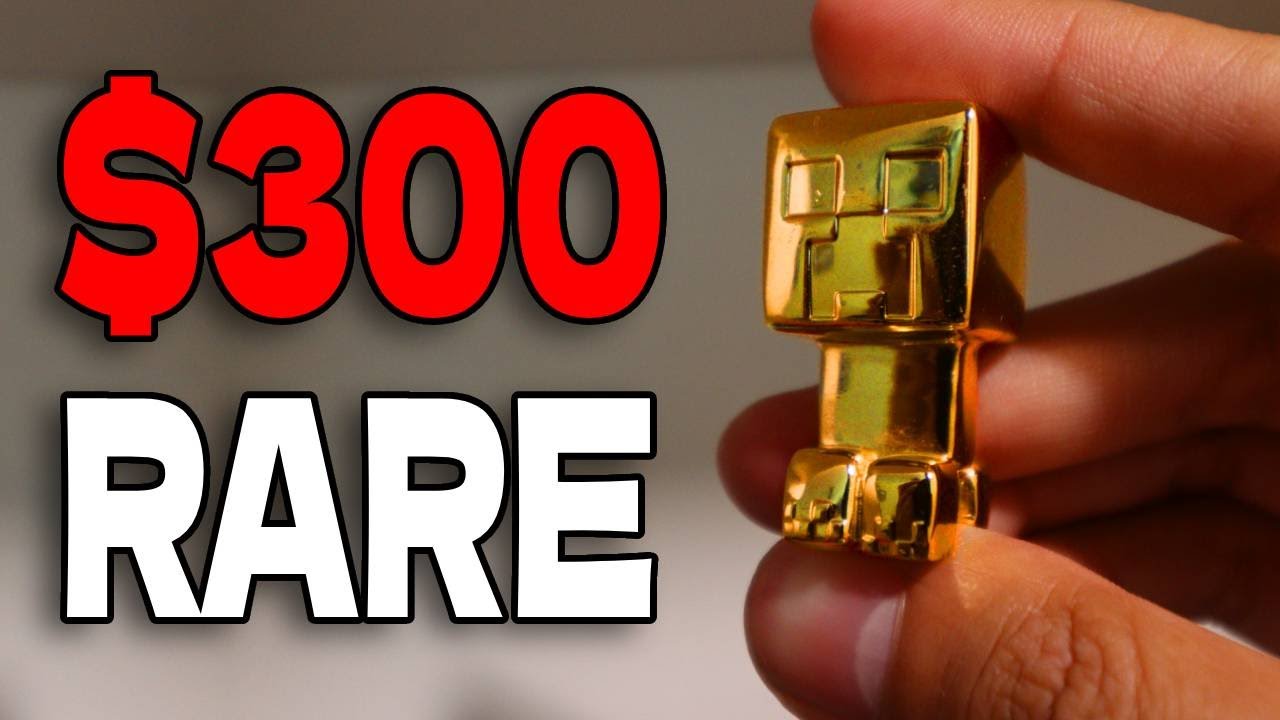 Hunting REAL GOLD Minecraft Toys - YouTube