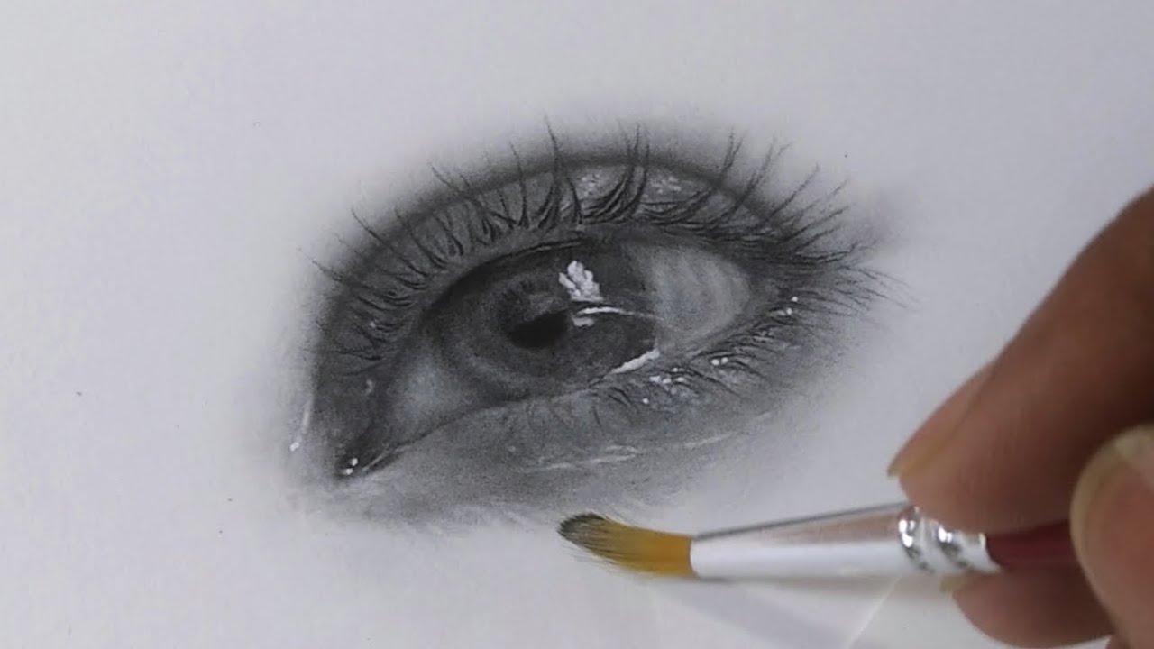 How To Draw a Hyper Realistic Eye || Rajib Manna Arts. - YouTube