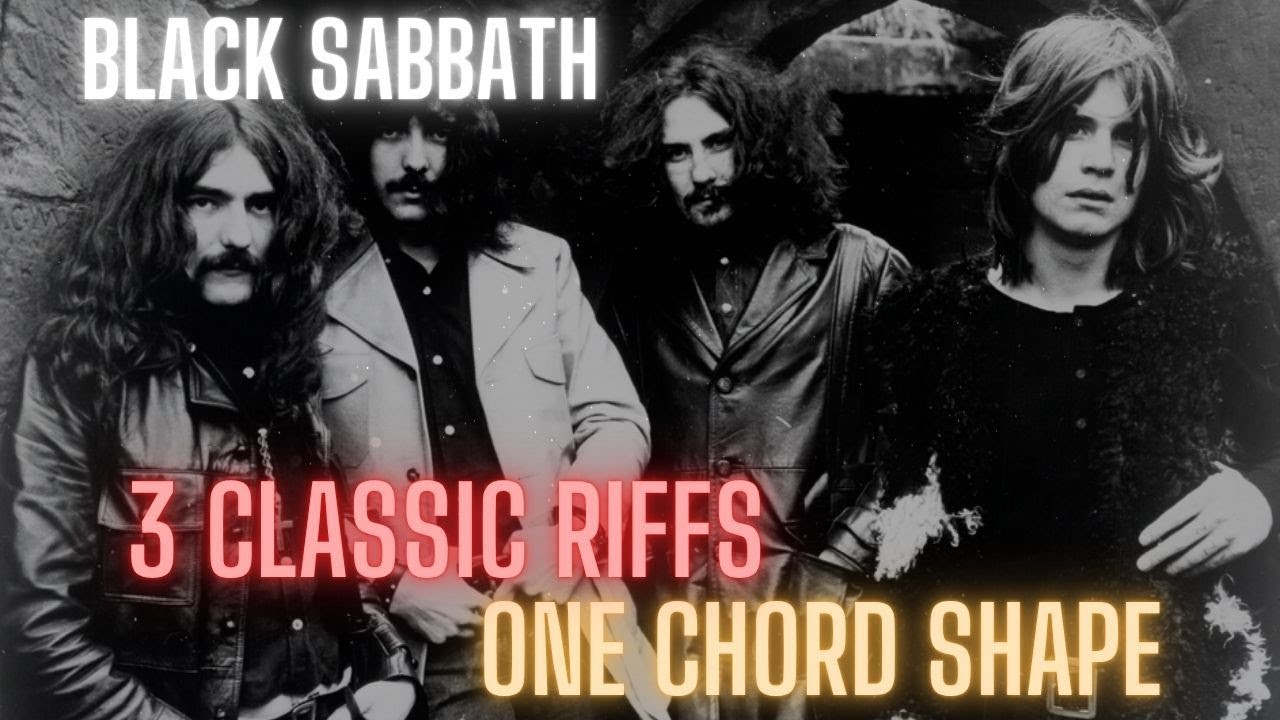3 Black Sabbath Riffs with One Chord Shape - YouTube