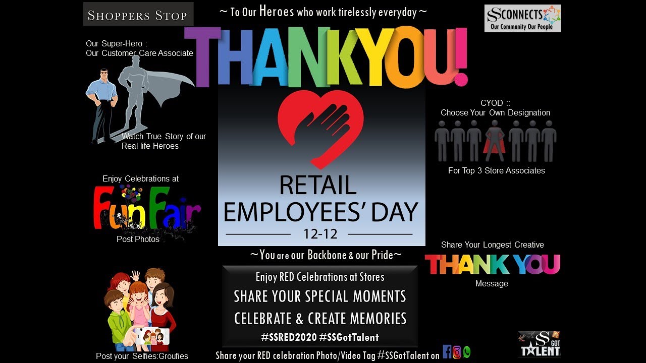 Retail Employee Day Celebrations 2020 I Shoppers Stop Ltd. - YouTube