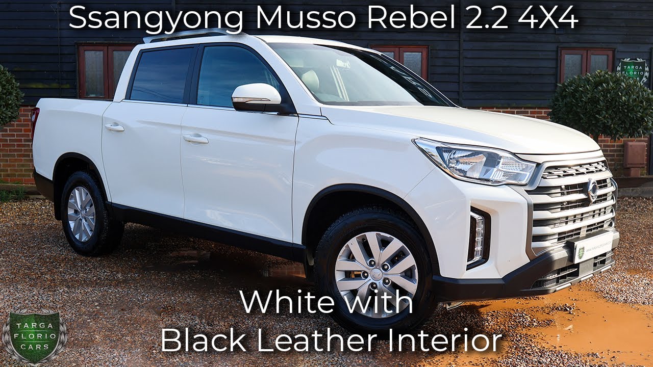 Ssangyong Musso Rebel 2.2 4X4 registered September 2022 (72) finished ...