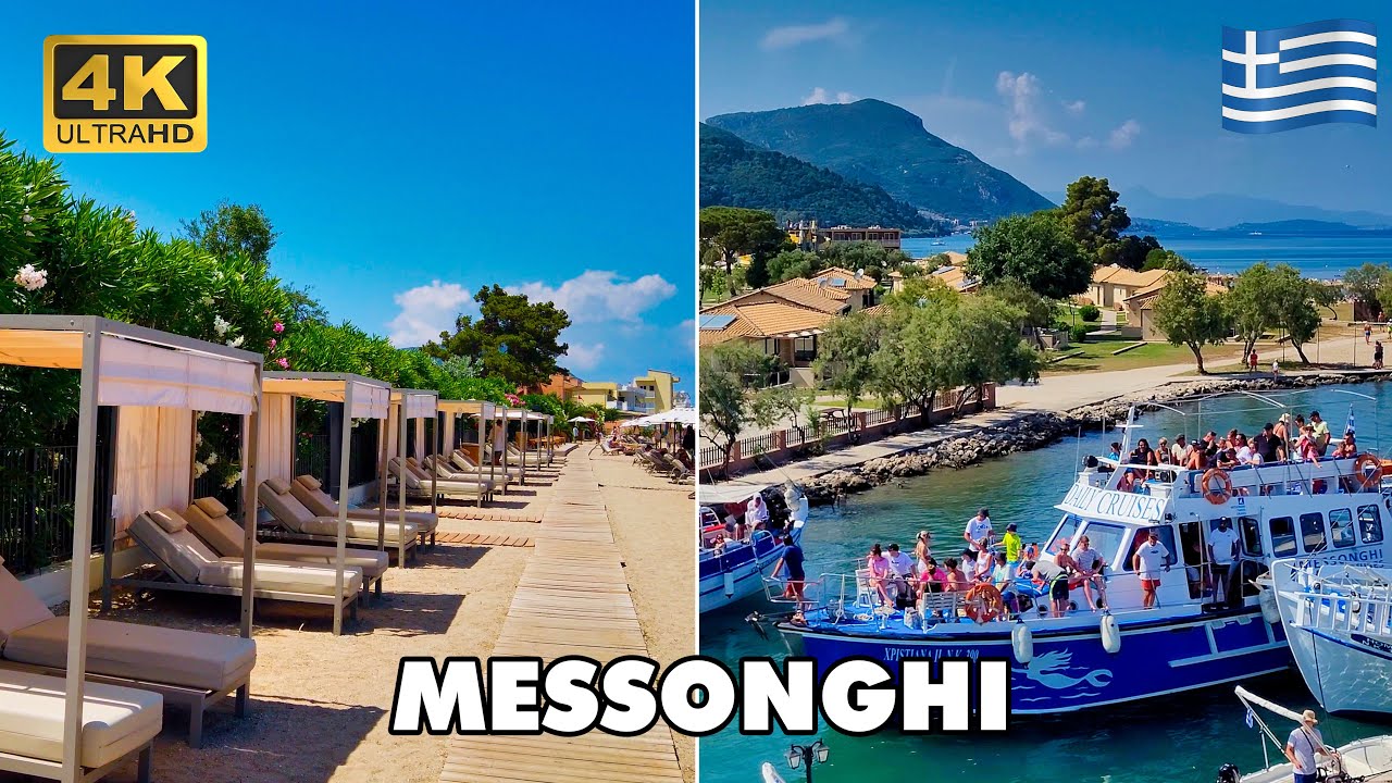 MESSONGHI (Mesongi) 🌞 Corfu Island Greece 🇬🇷 |Beautiful Beach 🏖️ ...