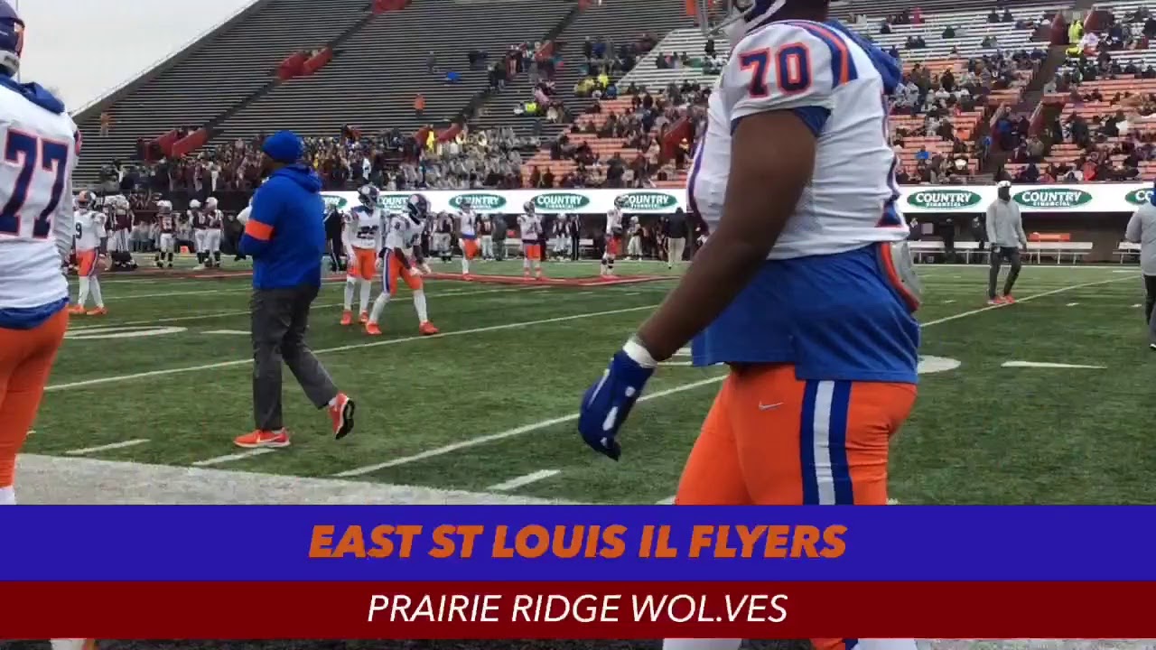 East StLouis flyers and Prairie Ridge Wolves 6A IL State Championship ...
