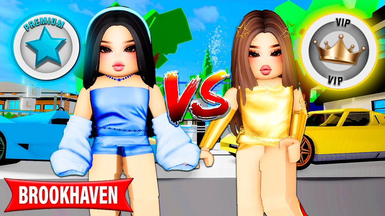 VIP VS PREMIUM NO BROOKHAVEN! - Roblox - Brookhaven RP 🏡 - YouTube