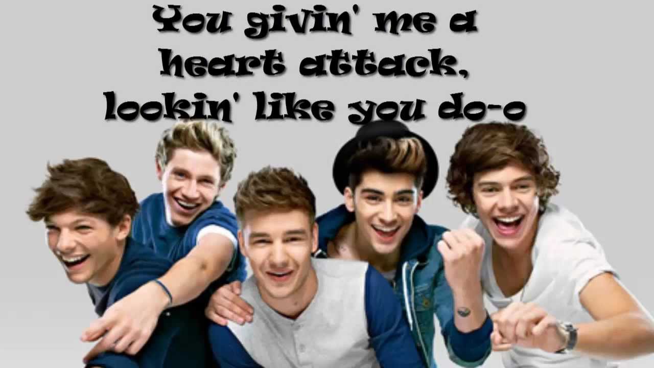 Heart Attack - One Direction (LYRICS+PICTURES) (HD) - YouTube
