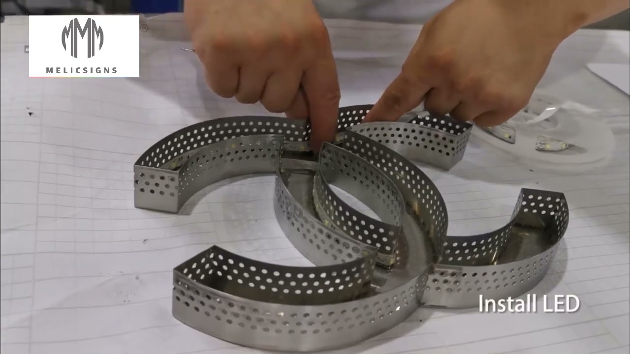 Melicsigns - How to make Stainless Steel Letter Signs - YouTube