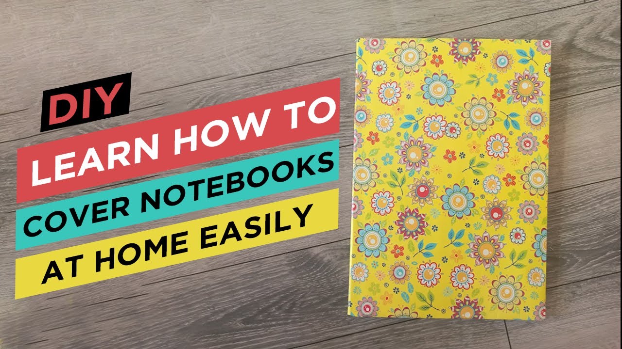 DIY | How to cover a notebook with coloured chart paper| कॉपी को कैसे ...
