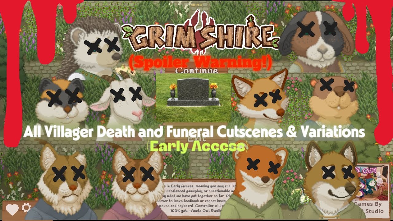 ALL Villager Death & Funeral Variants in Grimshire (Early Access) - YouTube