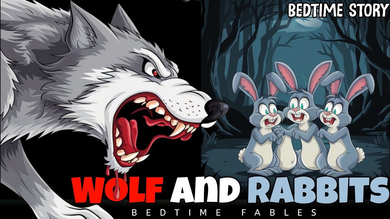 Bad Wolf and Three Rabbits | Bedtime Fables - YouTube