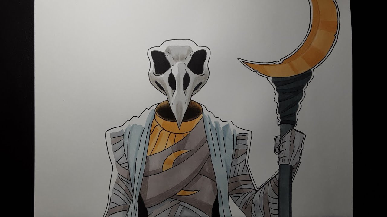 How to draw Khonshu | Moon Knight (493) - YouTube