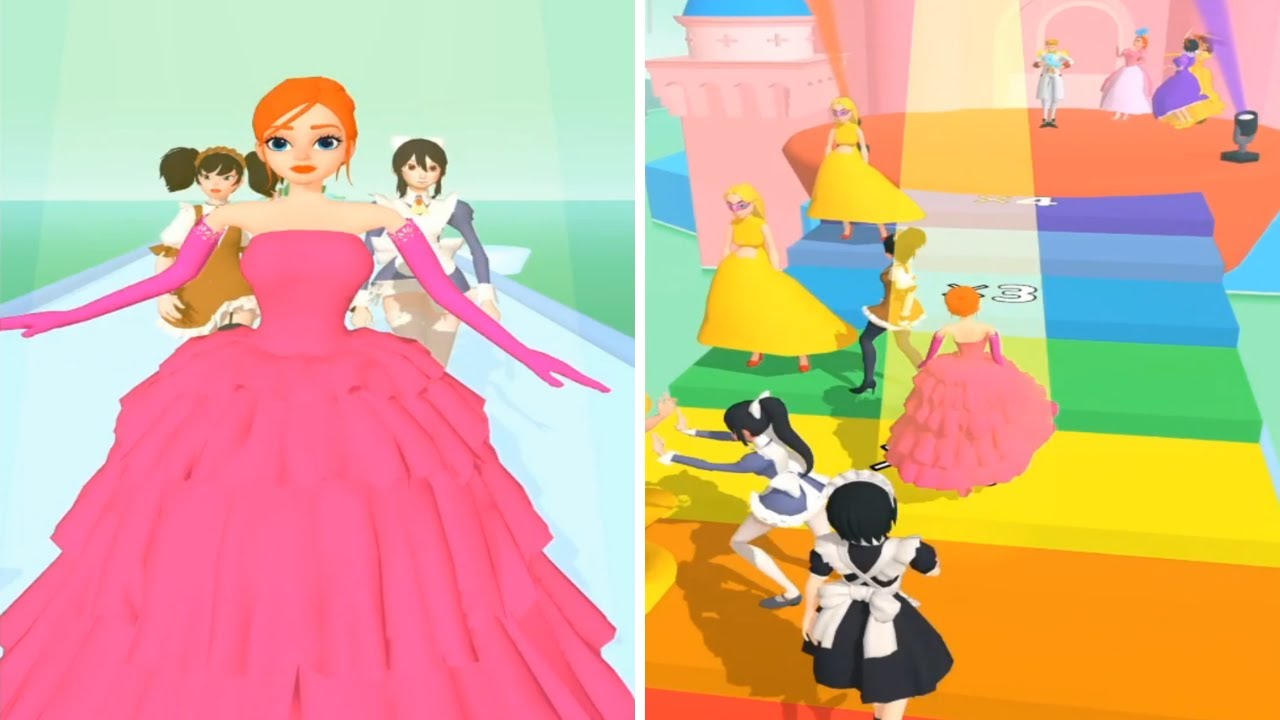 Princess Run 3D 👸🤴 ️ All Levels Gameplay Trailer Android,ios New Games ...