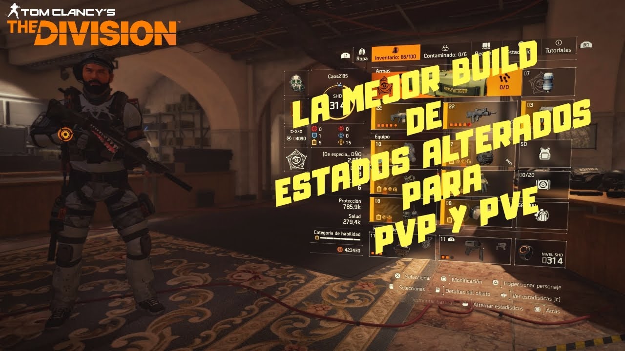 THE DIVISION 2 / Hablemos de la mejor Build de ESTADOS ALTERADOS para PvP y PvE (gameplay en ...