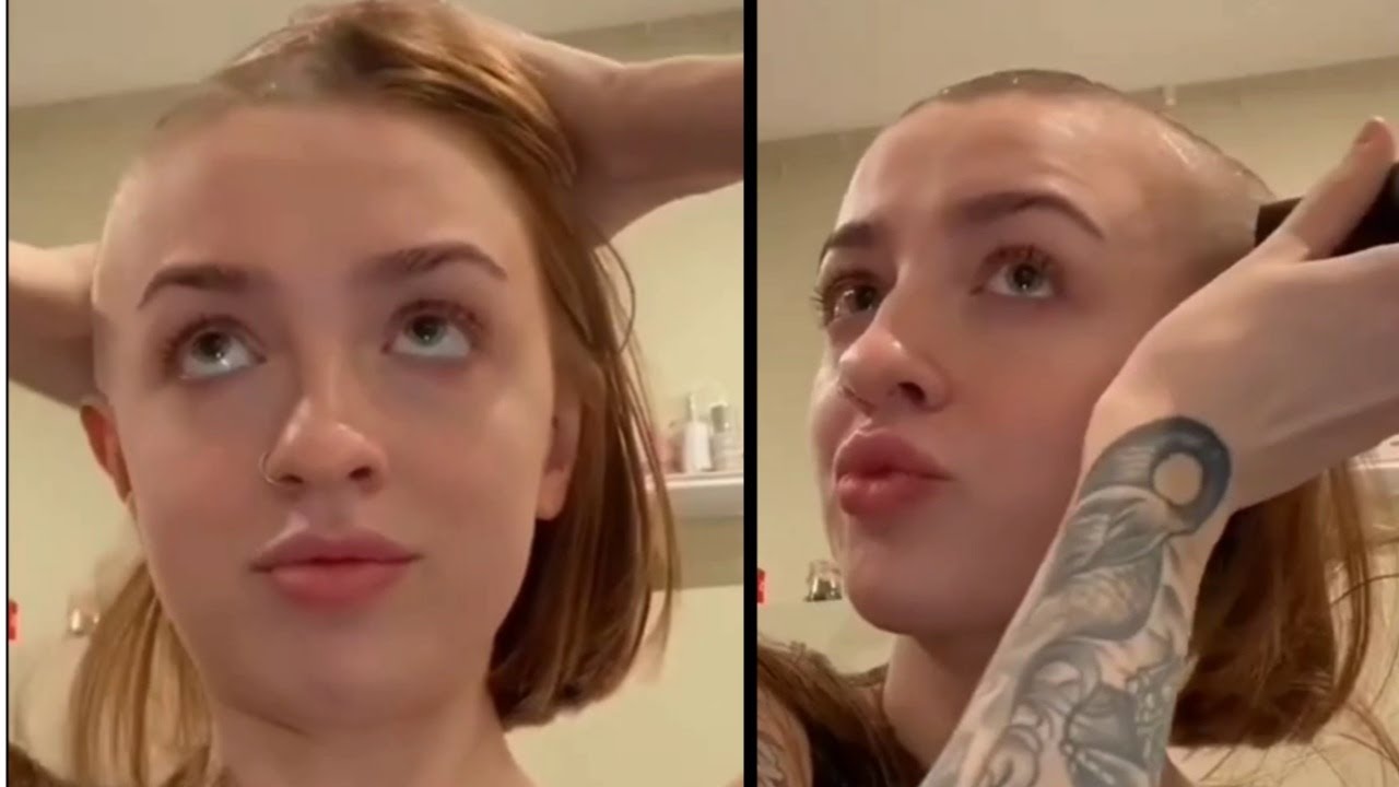 Cutest Girl Getting Head Shave || Beautiful Girl With Beautiful Eyes ...