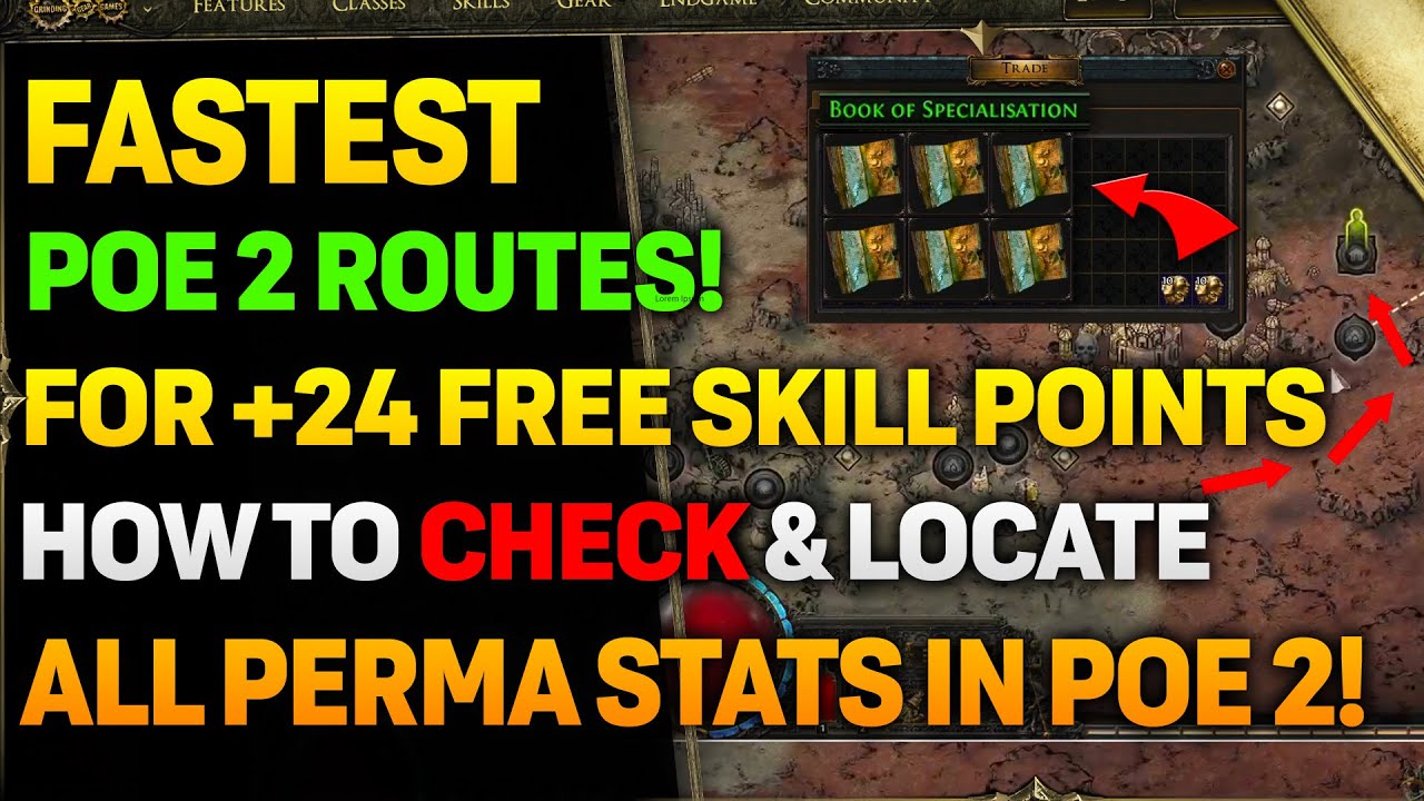 FASTEST Ways To CHECK & Collect ALL The Permanent Stats In POE 2 ...