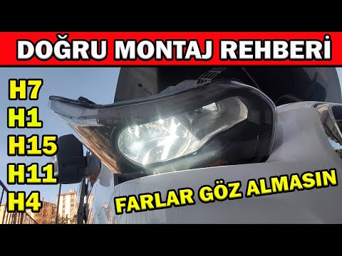 Led Far Nasıl Takılır? Led Far Yönü Nasıl Olmalı? H1, H11, H4 ve H7 Led Nasıl Takılır?