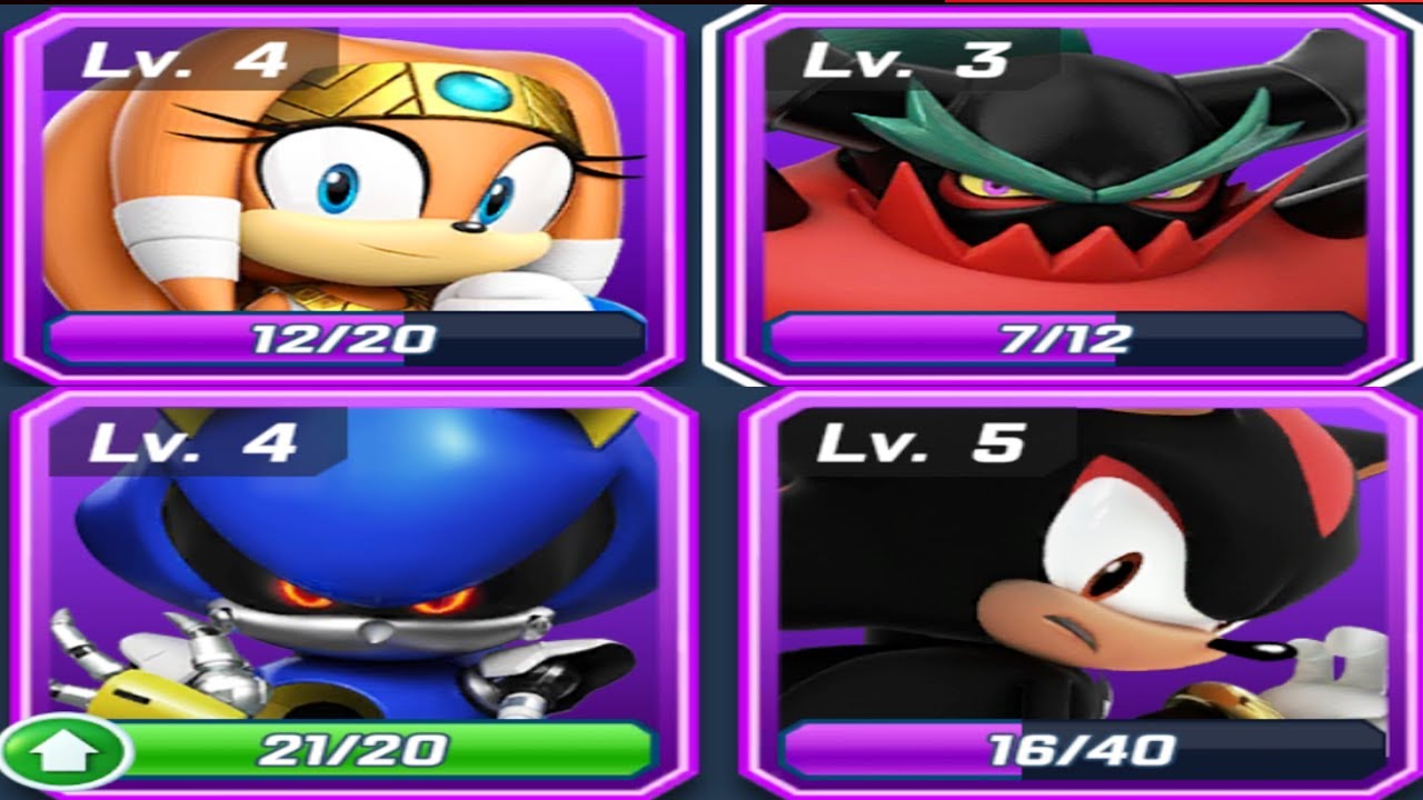 Sonic Forces Zavok vs Shadow vs Tikal vs Metal Battle Racing Gameplay ...