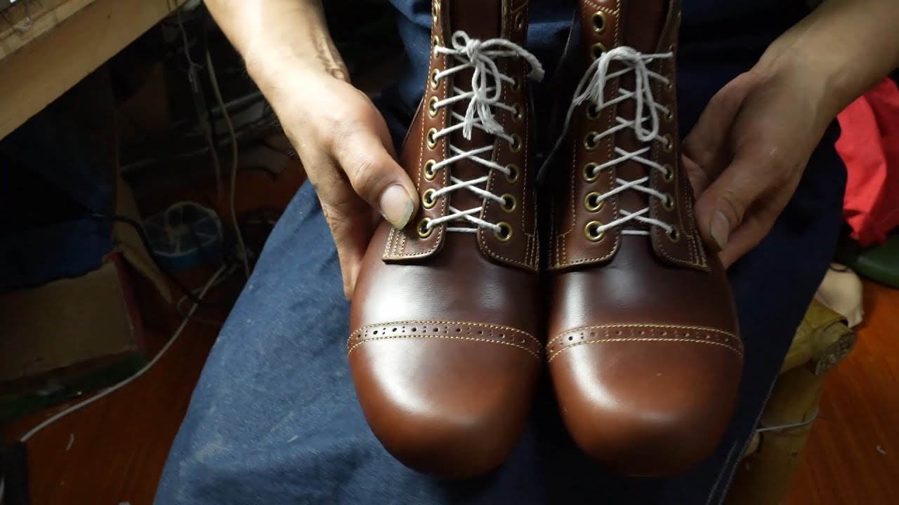 How It's Made: HANDMADE Making boots [asmr] - YouTube