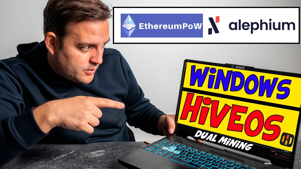 Dual Mining ETHEREUM POW y ALEPHIUM en WINDOWS y HIVEOS - YouTube