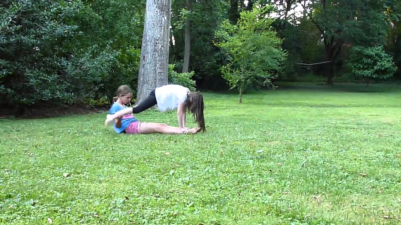 2 Person Acro Routine - YouTube