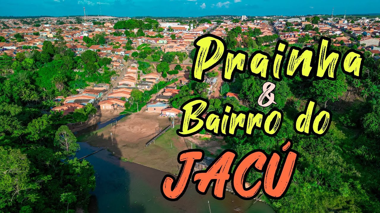 PRAINHA E BAIRRO DO JACÚ 4K #drone #dji #mini3pro - YouTube