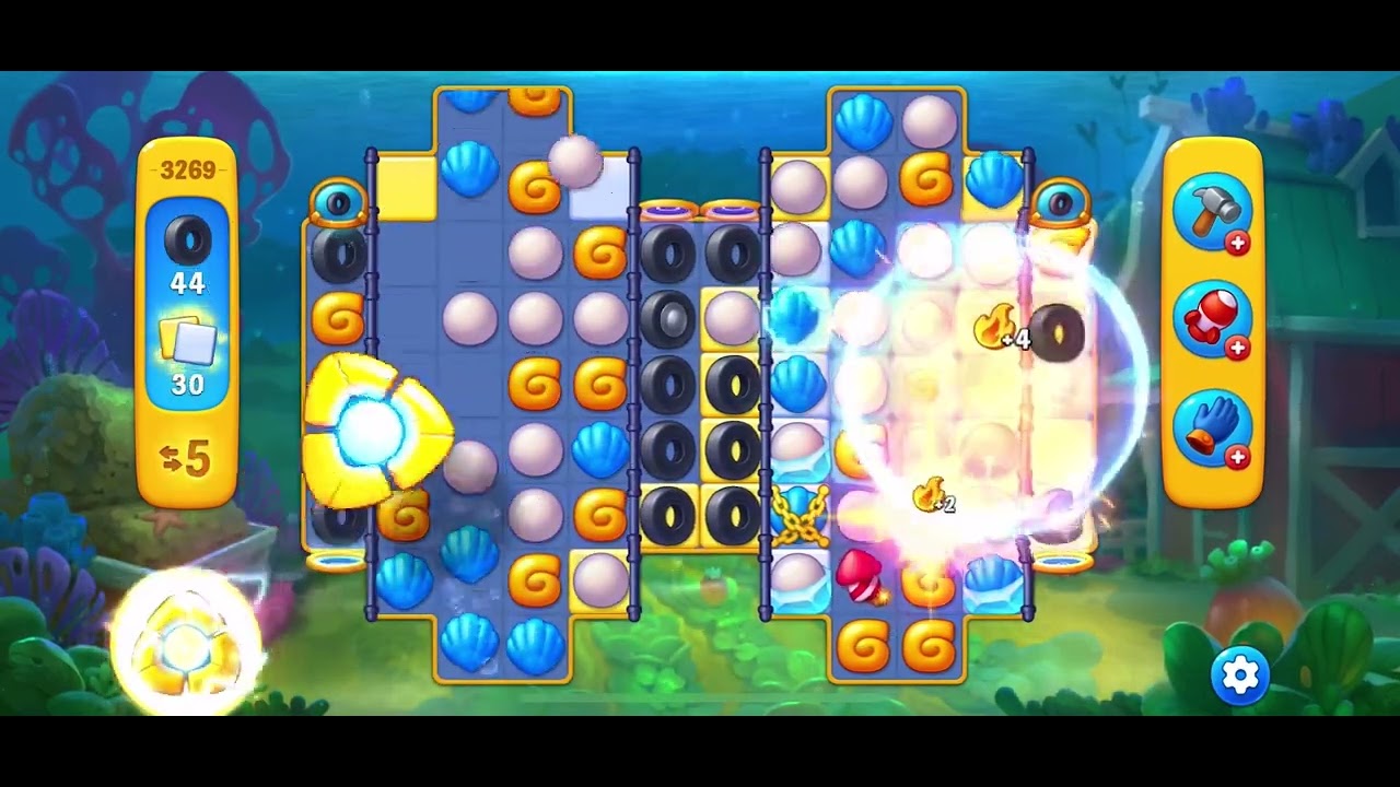 Fishdom level 3269 had unlimited bombs - YouTube