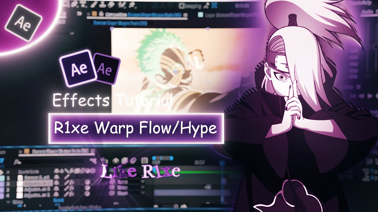 R1xe Warp Flow/Hype in After Effects | AMV Tutorial - YouTube