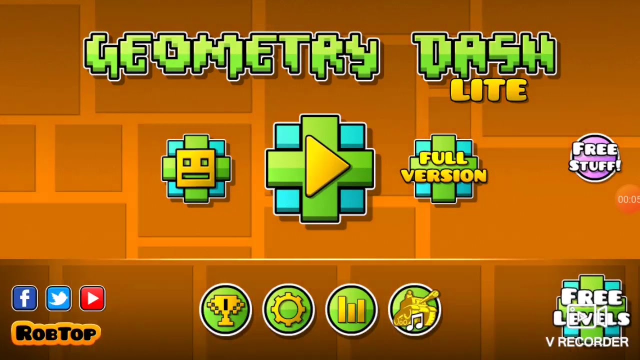 Играем в геометрия даш - YouTube